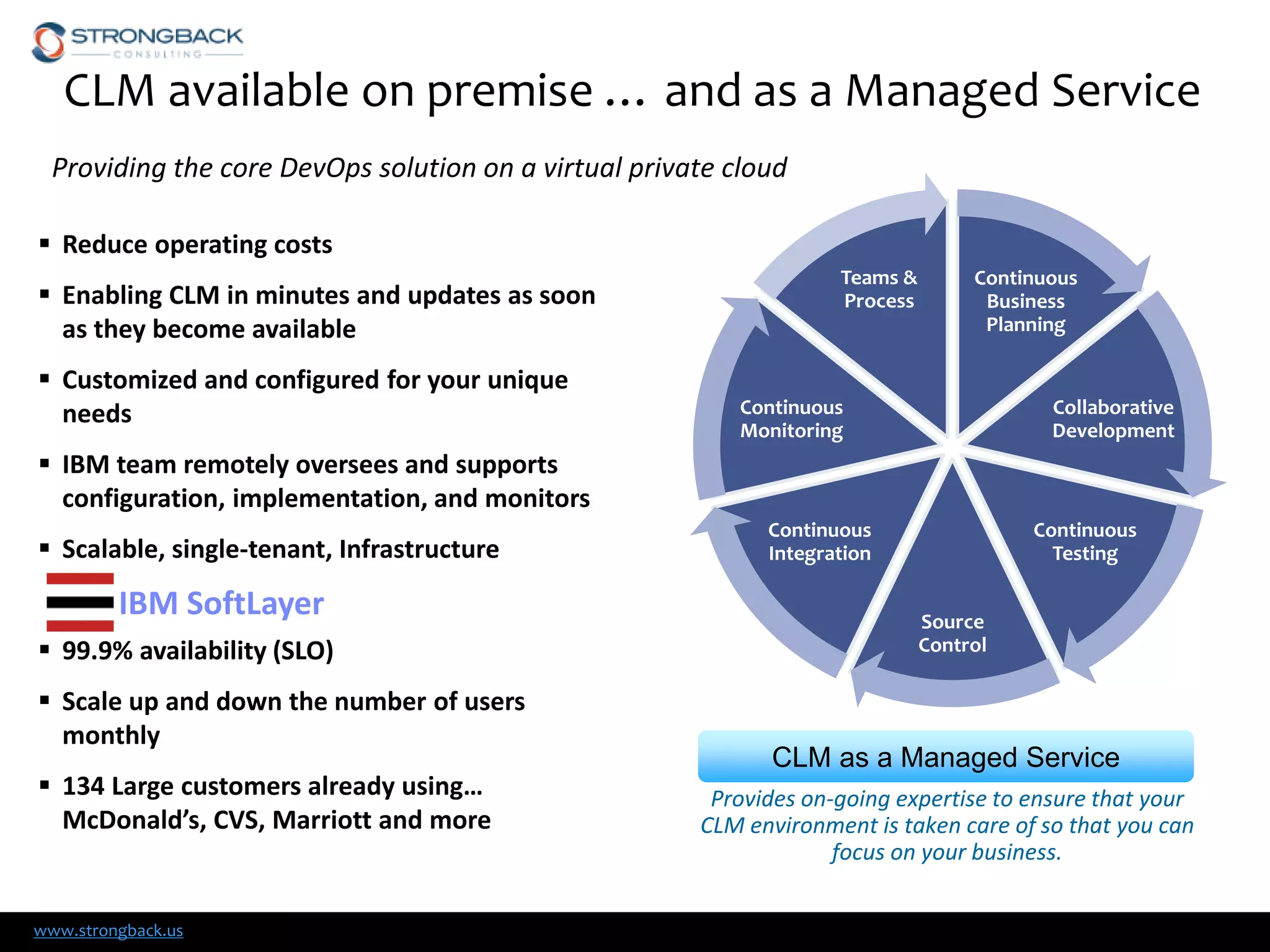 IBM Collaborative Lifecycle Management Solution for DevOps v6 | PDF