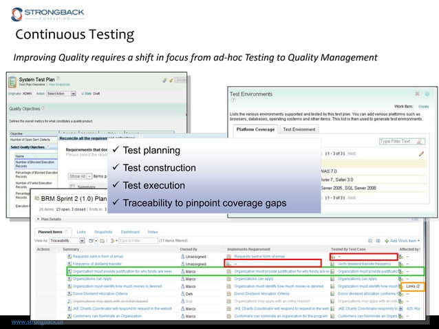IBM Collaborative Lifecycle Management Solution for DevOps v6 | PPT