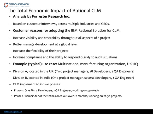 IBM Collaborative Lifecycle Management Solution for DevOps v6 | PPT