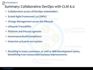 IBM Collaborative Lifecycle Management Solution for DevOps v6 | PDF | Cloud Computing | Internet