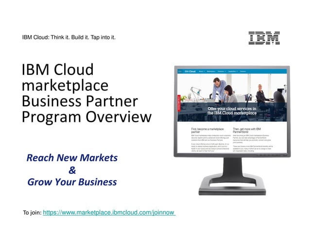 Enter the world of the IBM Cloud Marketplace | PPT