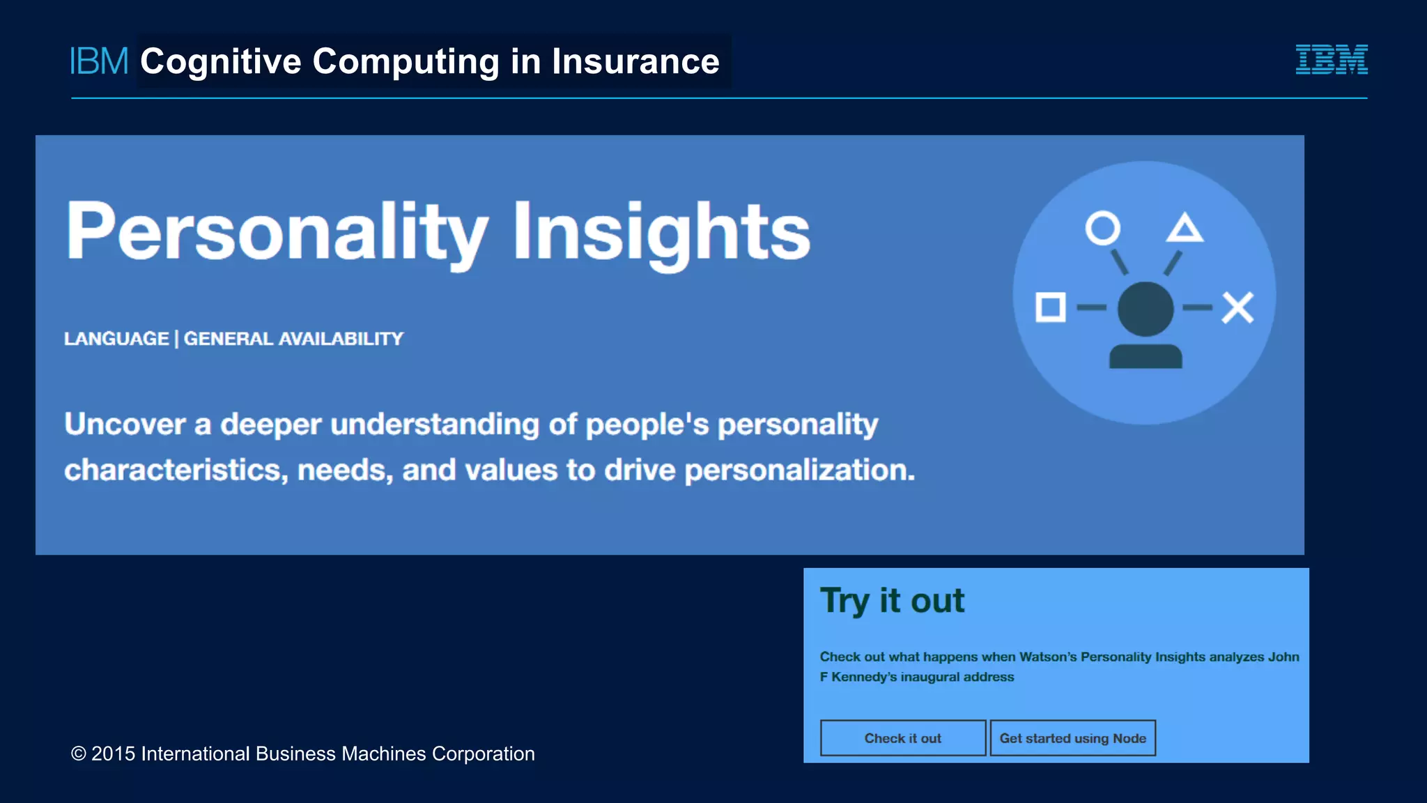 IBM - Cognitive Computing in Insurance | PPT
