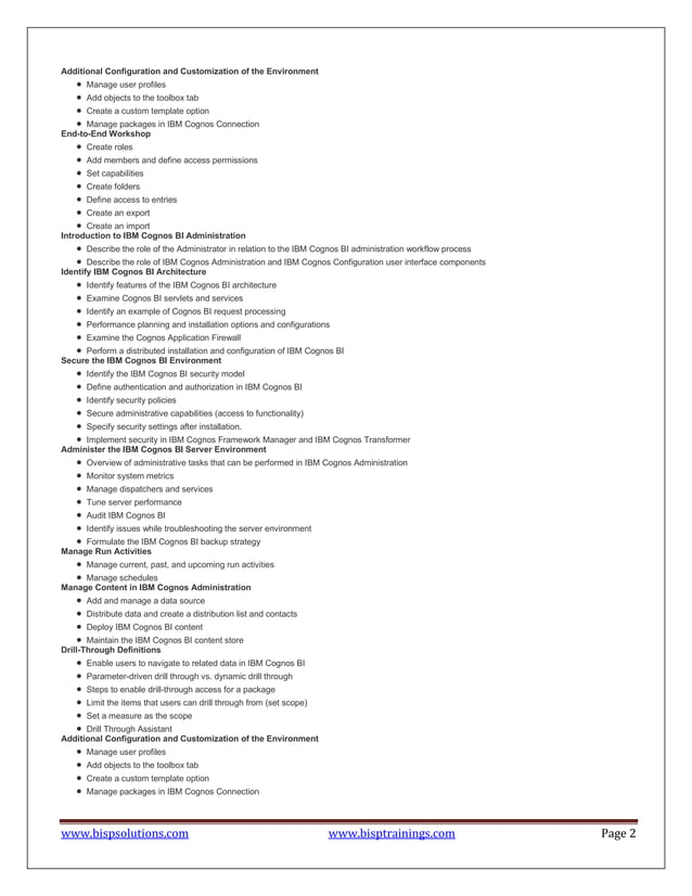 Ibm cognos-administration | PDF