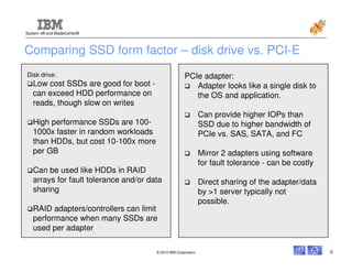 IBM Solid State in eX5 servers | PDF | Data Storage and Warehousing | Computing