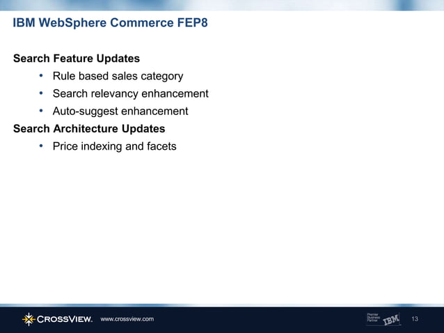 IBM Feature Pack 8 Webinar | PPT