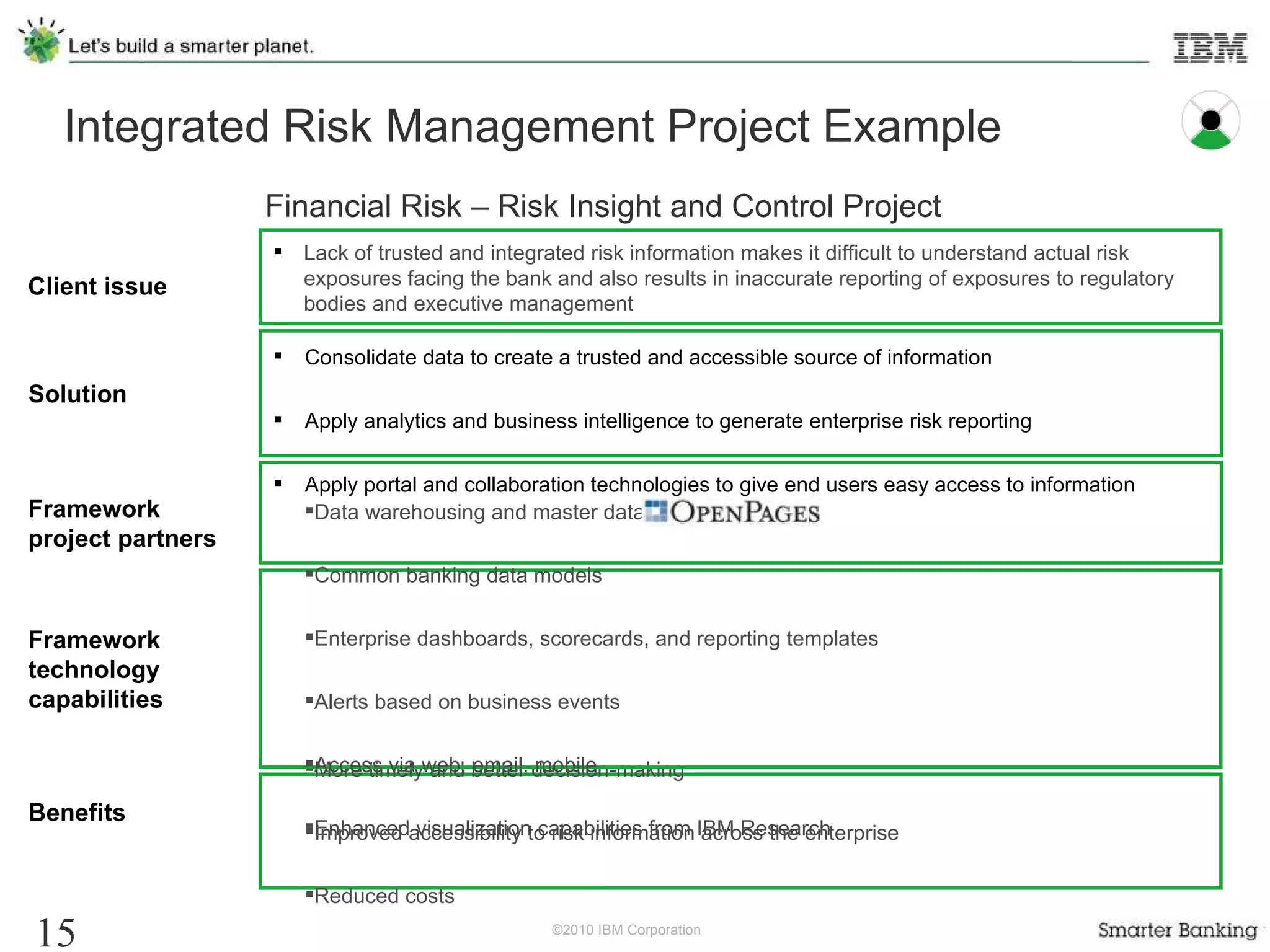 [ I B M] Ibm Banking Overview Final Version For F T U | PPT