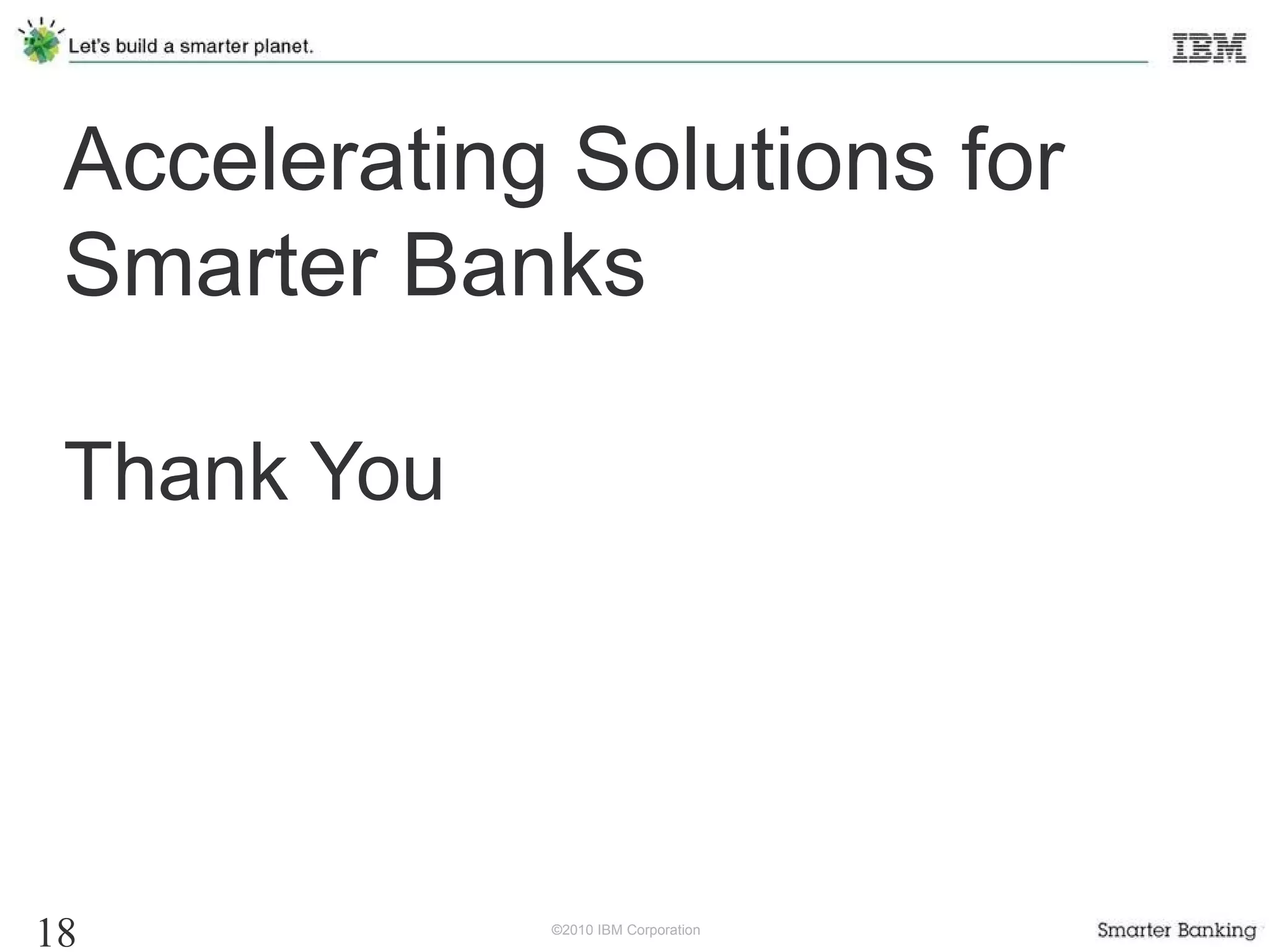[ I B M] Ibm Banking Overview Final Version For F T U | PPT