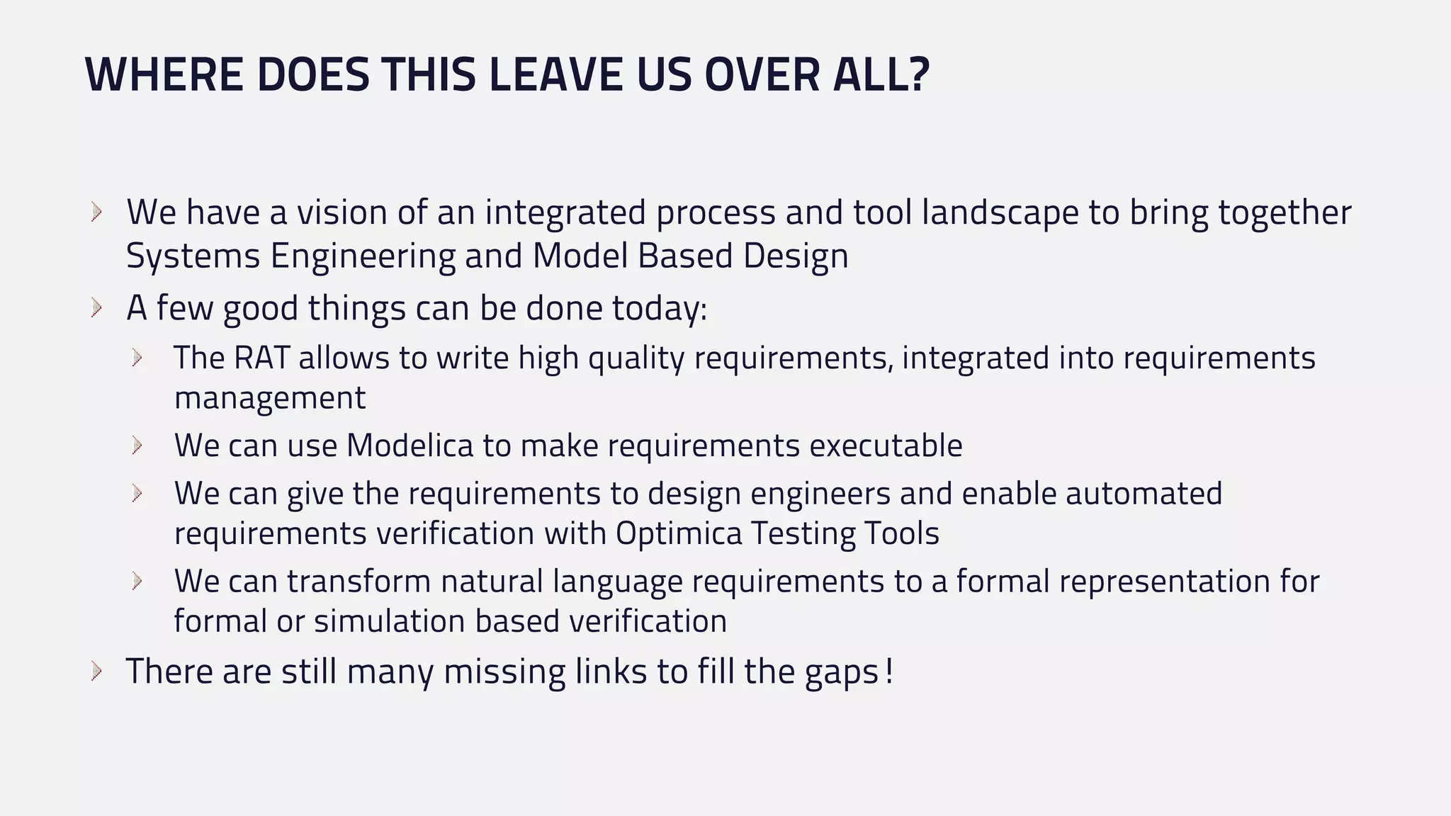 Closing the Design Cycle Loop with Executable Requirements and OSLC ...