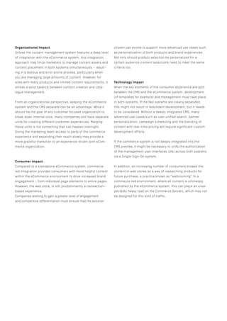 Integrating Content and Commerce | PDF