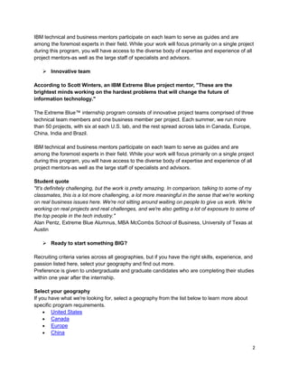 Ibm internship | PDF