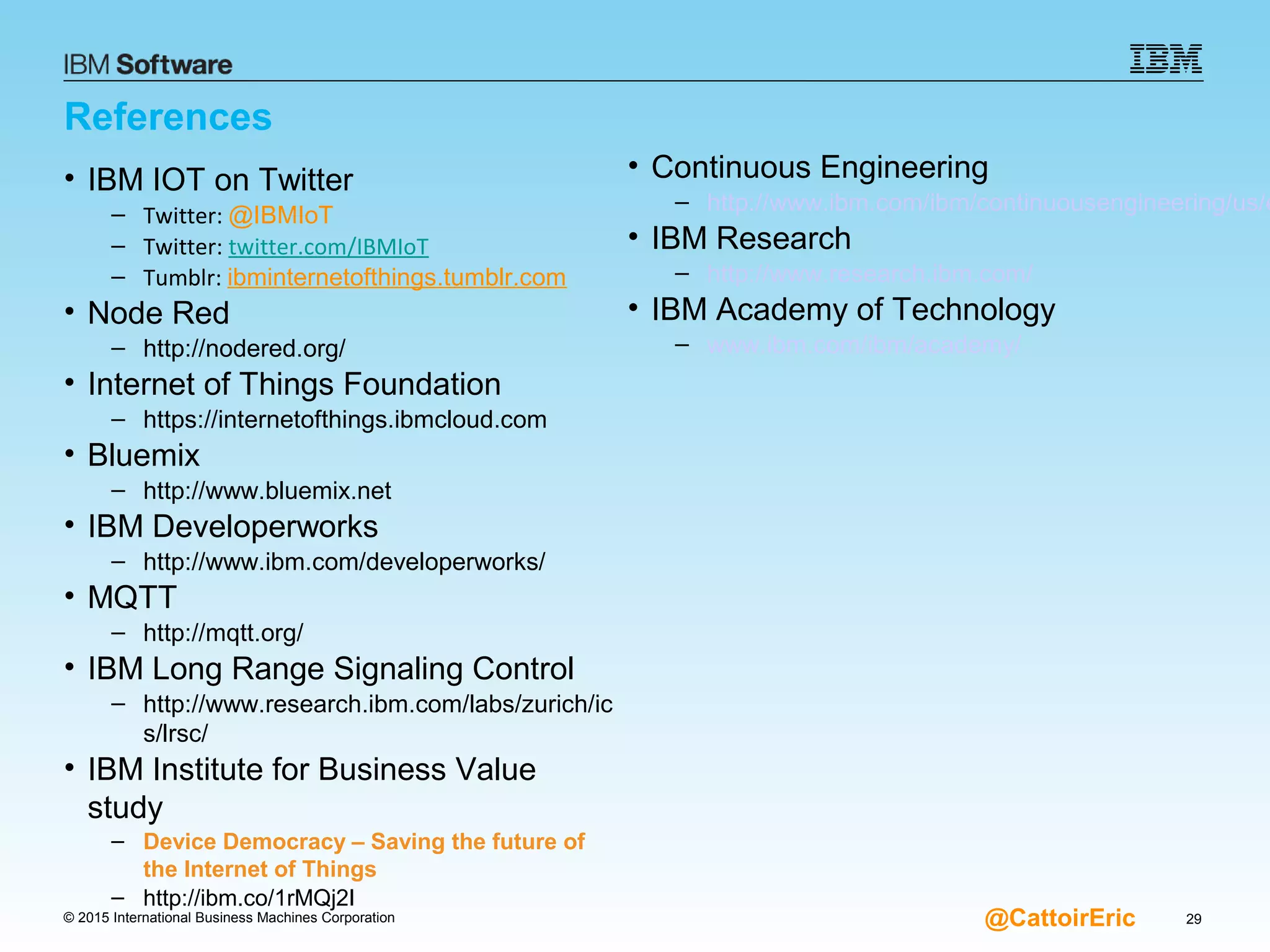 Ibm iot overview | PPT