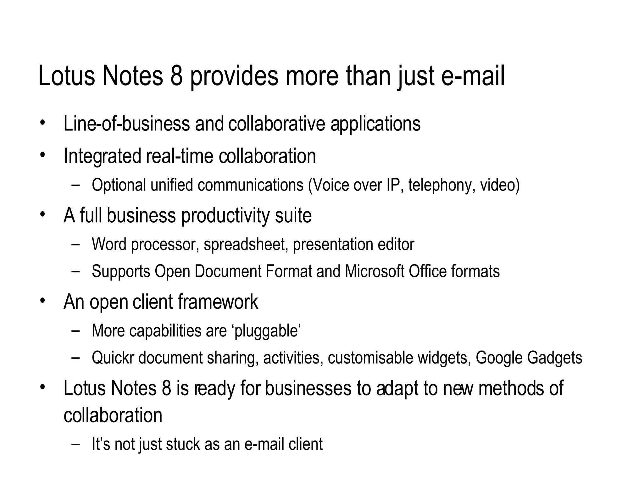 IBM Lotus Notes / Domino upgrades | PPT
