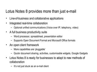 IBM Lotus Notes / Domino upgrades | PPT