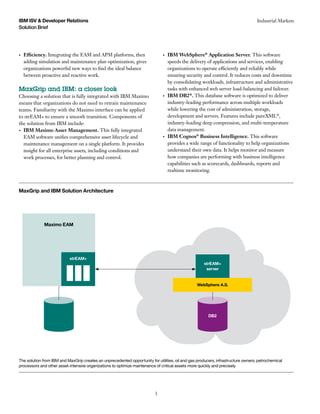 IBM Solution Brief strEAM+ | PDF | Business Accounting & Finance | Business