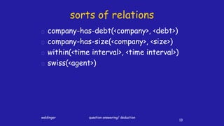 Natural Language Access to Data via Deduction | PDF | Databases | Computer Software and Applications