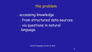 Natural Language Access to Data via Deduction | PDF
