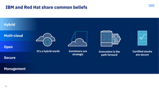 Ibm red-hat-presentation | PDF