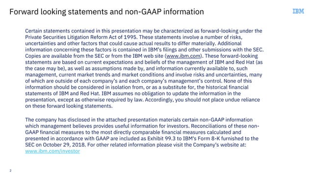 Ibm red-hat-presentation | PDF | Cloud Computing | Internet