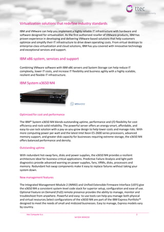 Vmware certified IBM Servers | PDF