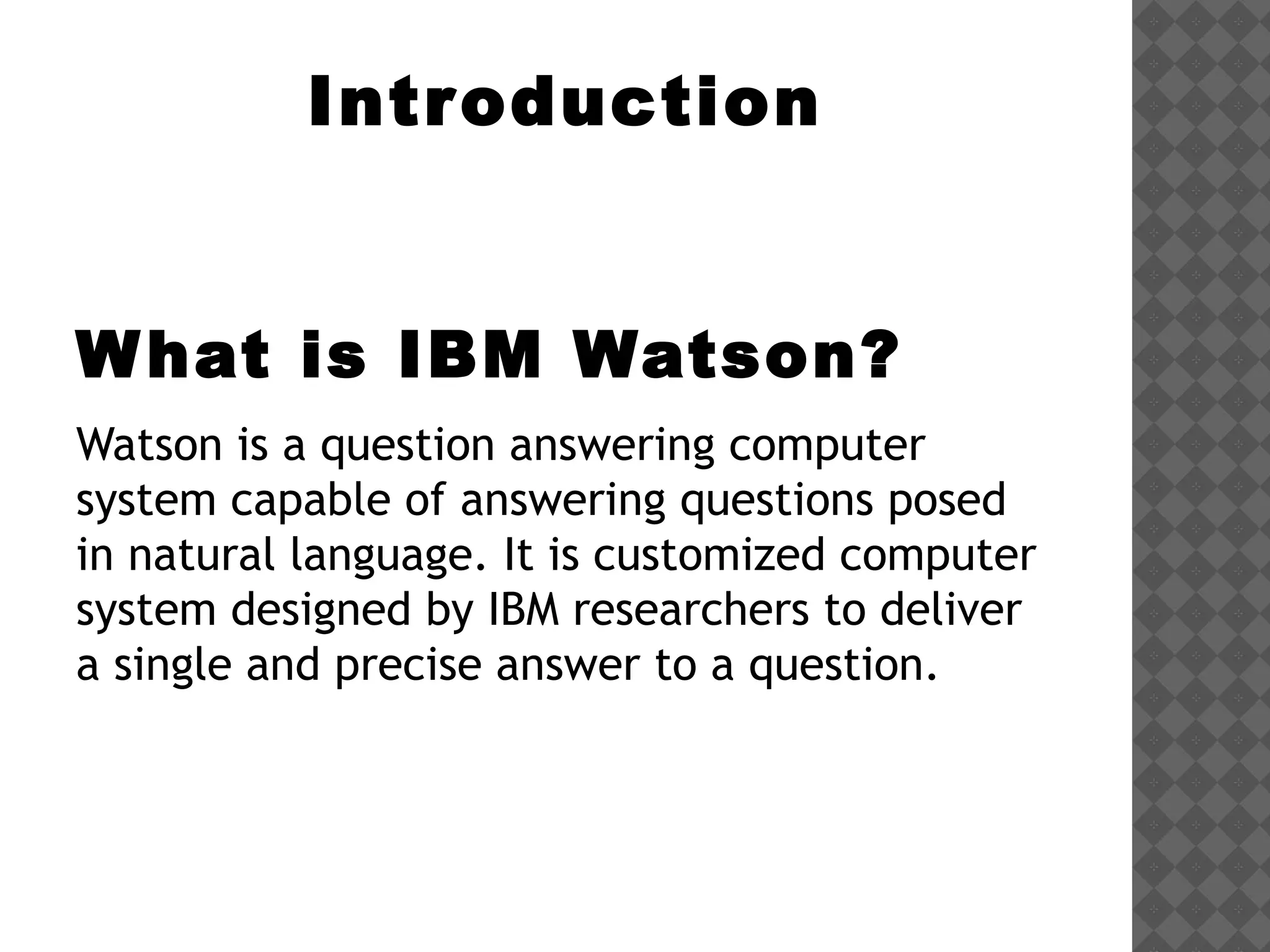 Ibm watson | PPT