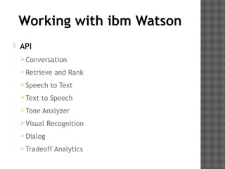 Ibm watson | PPT