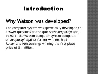 Ibm watson | PPT