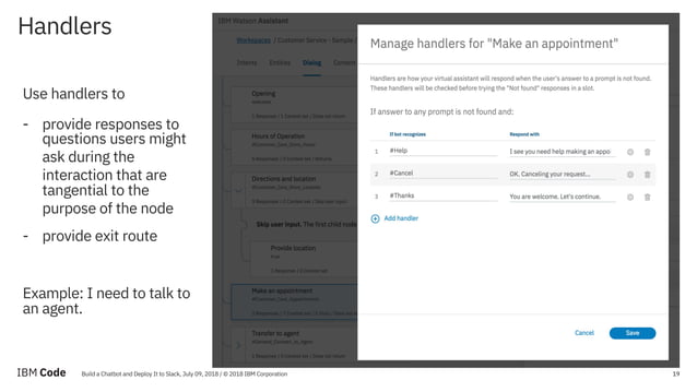 IBM Watson Assistant - Build Chatbot and Deploy to Slack | PPT IBM Watson Assistant - Build Chatbot and Deploy to Slack | PPT