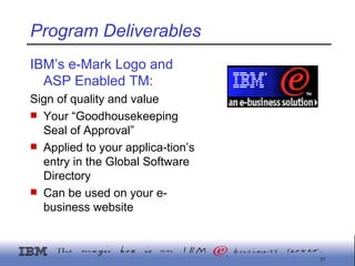 IBM XSP Program | PPT