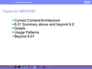 Ibm 1 Wps Arch | PPT | Web Development | Internet