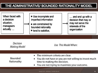 IBM: MANAGERIAL DECISION MAKING | PPTX