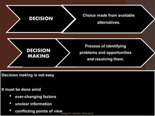 IBM: MANAGERIAL DECISION MAKING | PPTX | Business Administration | Business