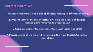 IBM 536 CH 11 MANAGEMENT DECISION AND CONTROL | PPTX