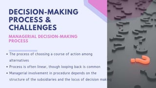 IBM 536 CH 11 MANAGEMENT DECISION AND CONTROL | PPTX