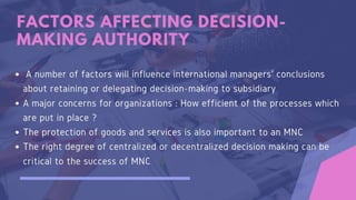 IBM 536 CH 11 MANAGEMENT DECISION AND CONTROL | PPTX