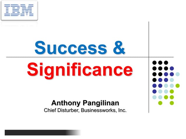 IBM Success and Significance ABFx3 | PPTX
