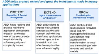 IBM Z for the Digital Enterprise 2018 - IBM ADDI as an Enabler for ...