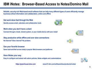 What's new in iNotes 9.0 Social Edition | PDF