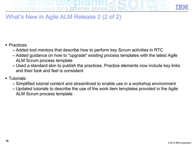 IBM Agile ALM Overview | PPT