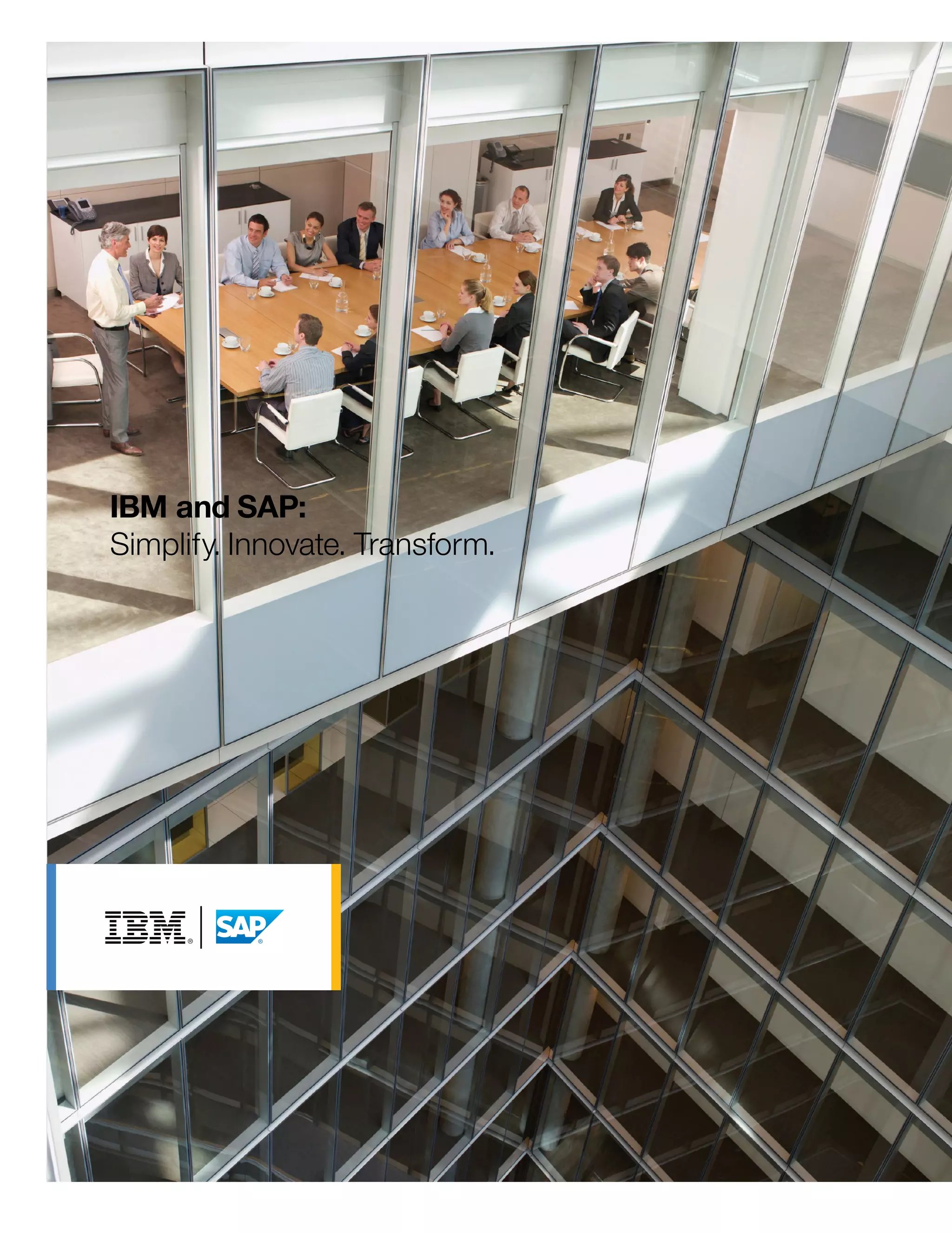 The IBM and SAP Partnership | PDF
