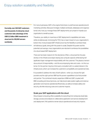 The IBM and SAP Partnership | PDF