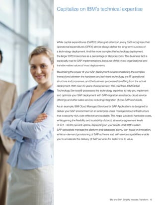 The IBM and SAP Partnership | PDF