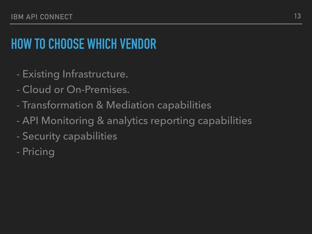 IBM API Connect - overview | PDF
