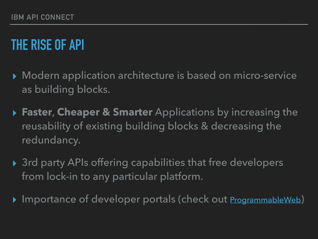 IBM API Connect - overview | PDF