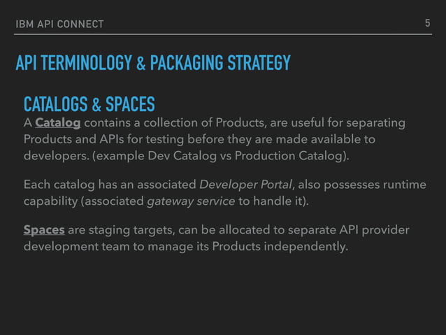 IBM API Connect - overview | PDF