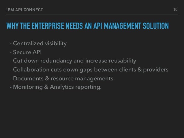 IBM API Connect - overview