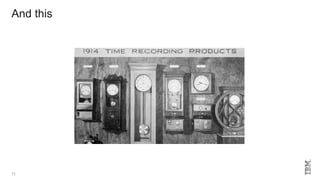 IBM, a story of continuous transformation | PPTX