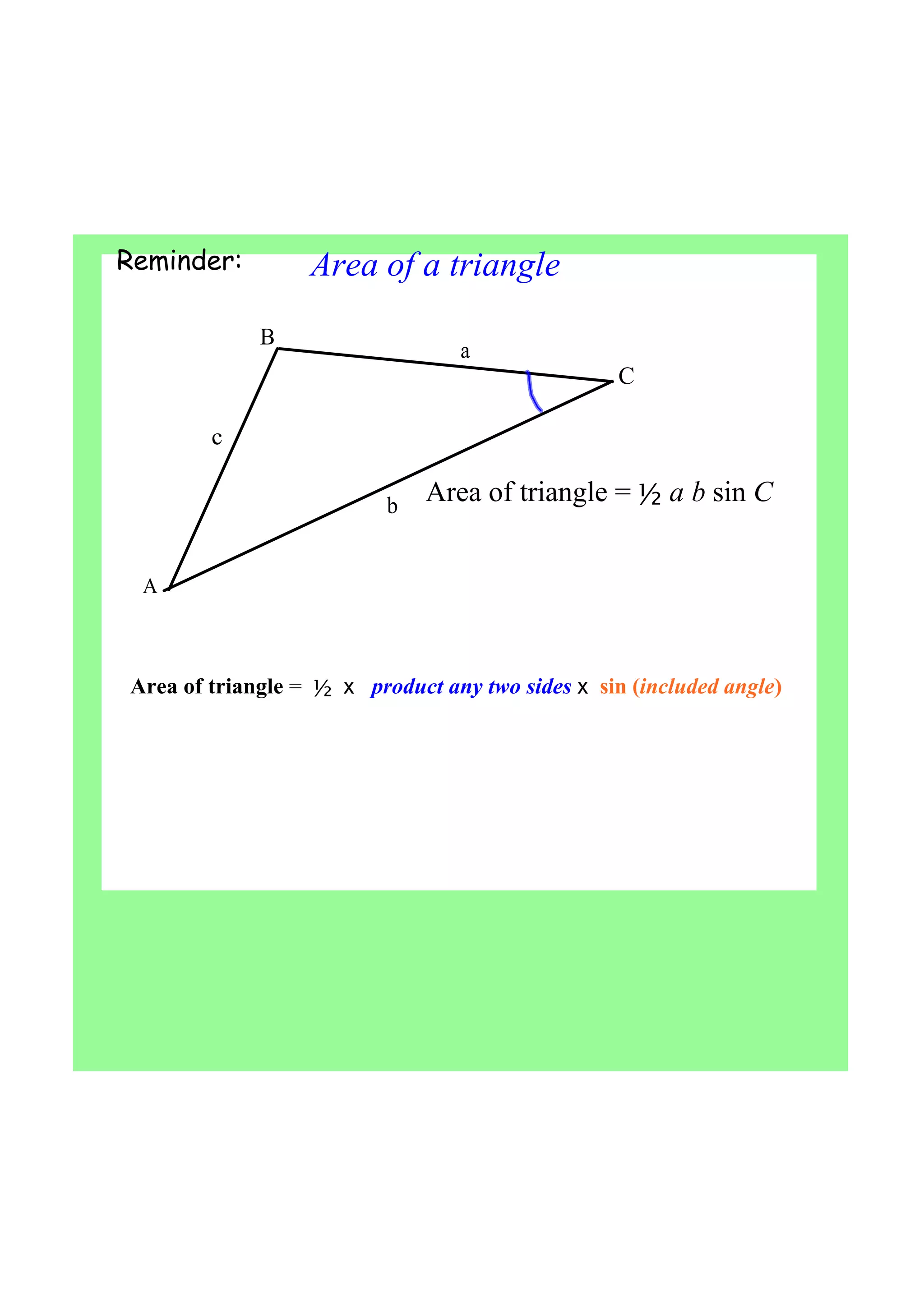 IB Maths Radians, arc length & sector area | PDF
