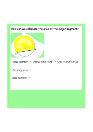 IB Maths Radians, arc length & sector area | PDF