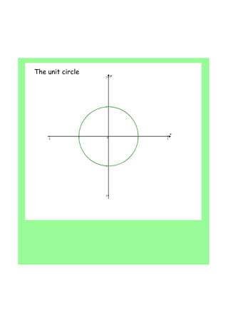 IB Maths Radians, arc length & sector area | PDF