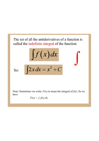 Ib maths sl antiderivatives | PDF